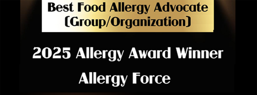 Allergy Force Receives 2025 National Allergy Award for Advocacy ...
